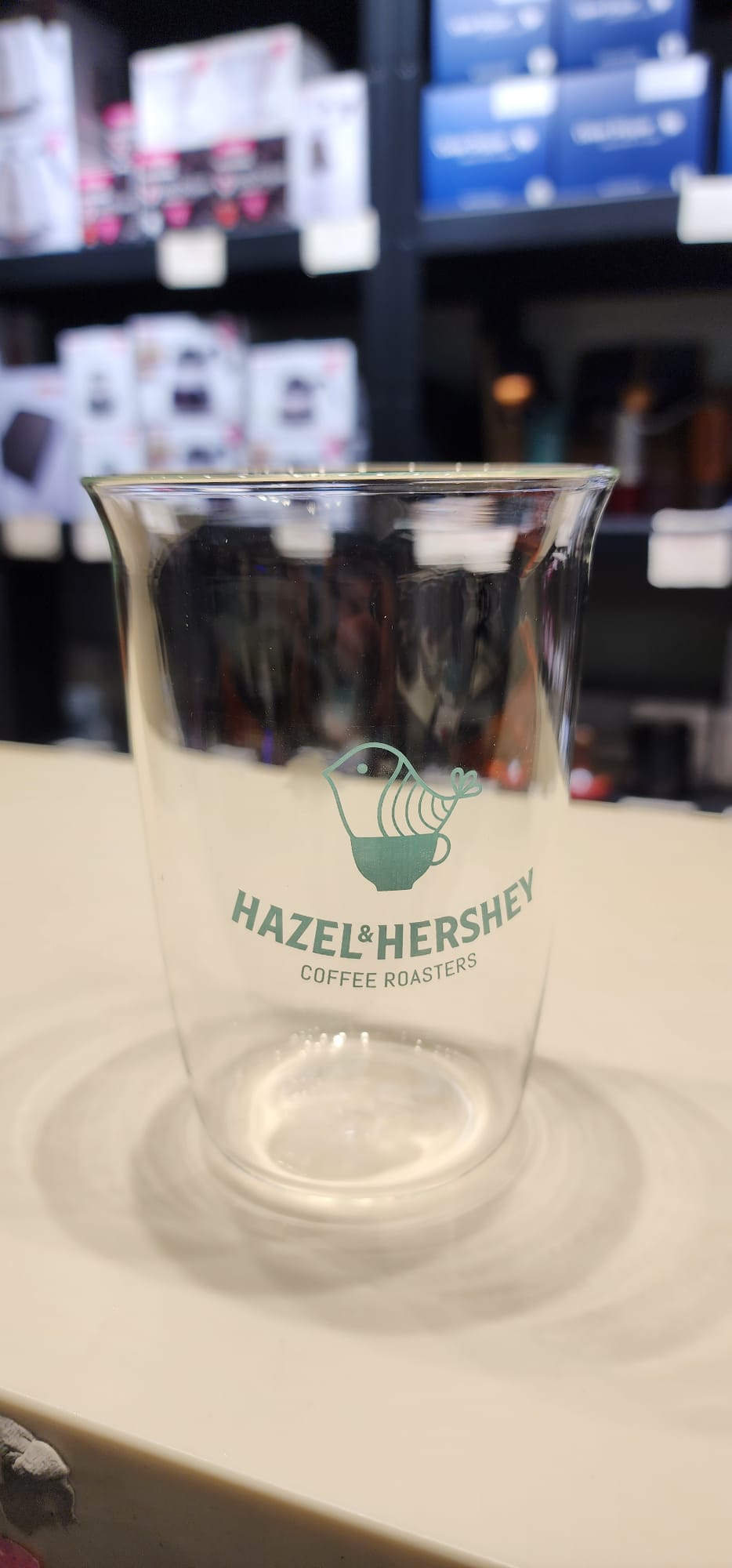 HnH Highball glass 12oz w/logo – Hazel & Hershey Coffee Roasters