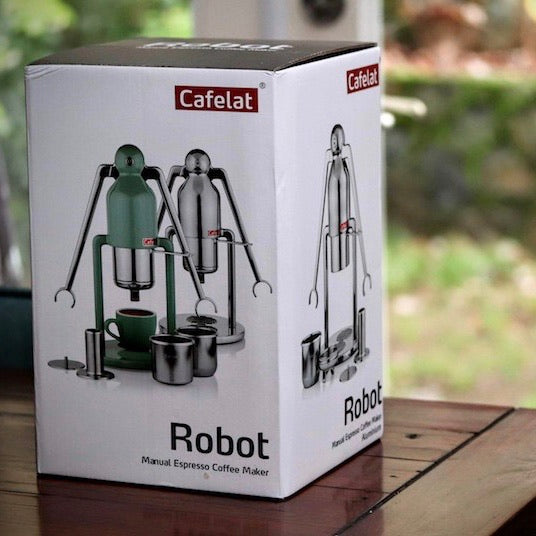 Cafelat | Robot Manual Espresso Coffee Maker – Hazel & Hershey Coffee ...
